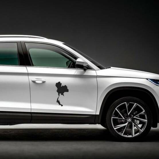 Map Of Thailand Sticker