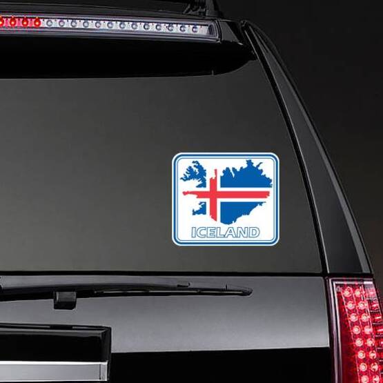 Iceland Country Emblem Sticker