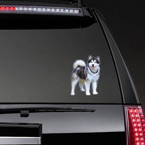 Alaskan Husky Sticker