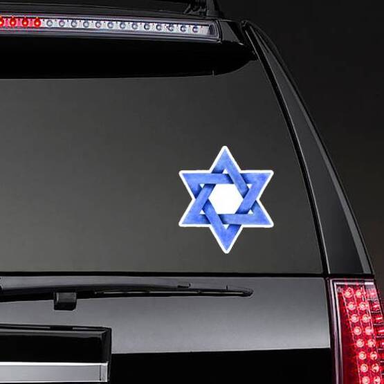 Star Of David Watercolor Illustration Sticker