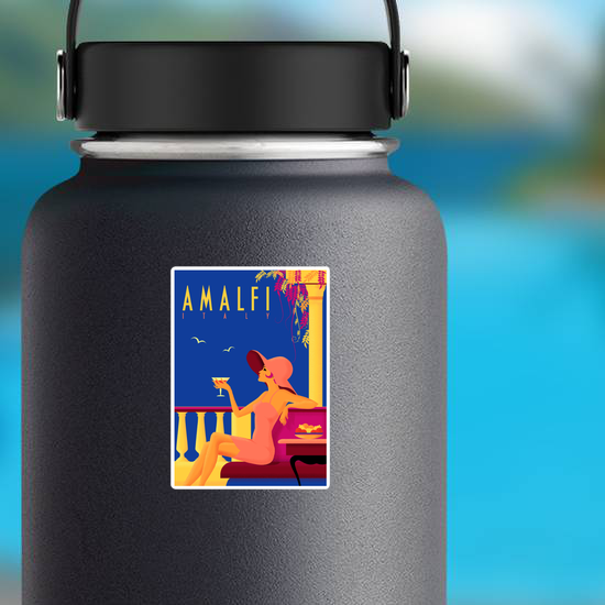 Amalfi, Italy Stamp Sticker