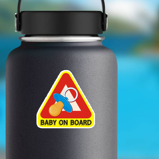 Baby on Board Pacifier Sticker