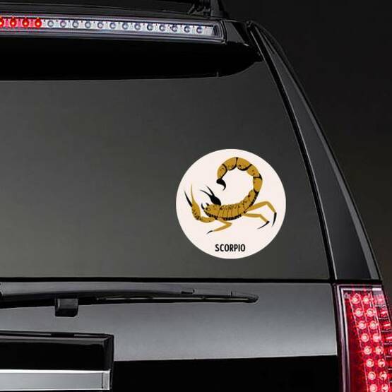 Sign Of The Zodiac Scorpio Sticker