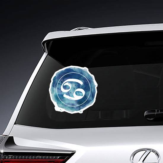 Cancer Zodiac Watercolor Sticker