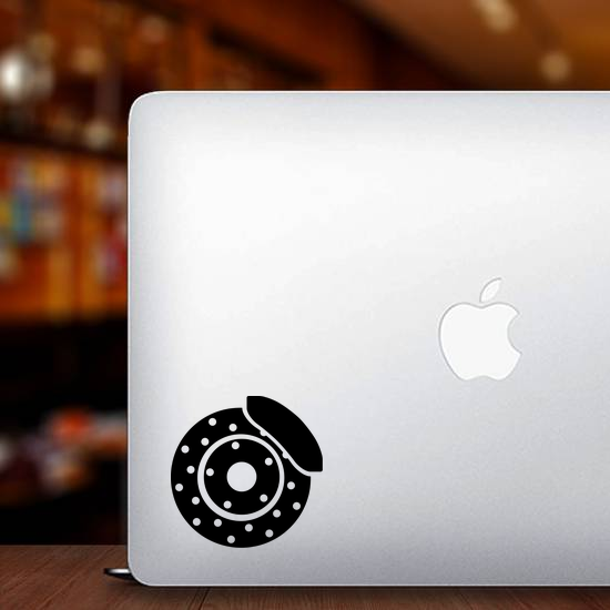 Car Brake Disc Icon Sticker