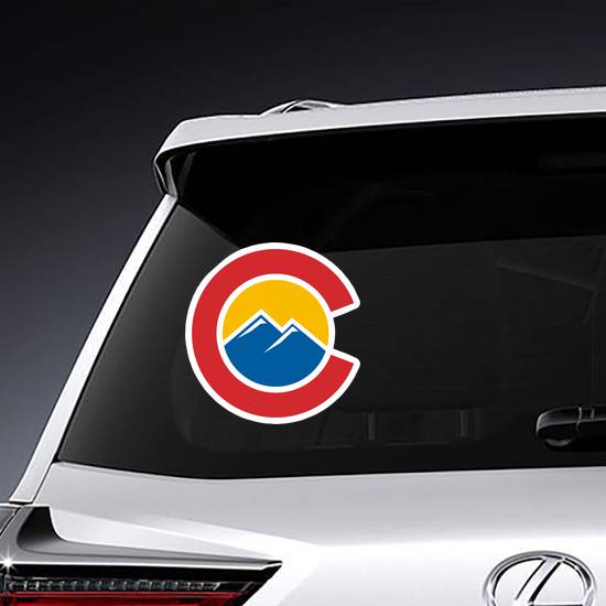 Colorado Logo Circle Sticker