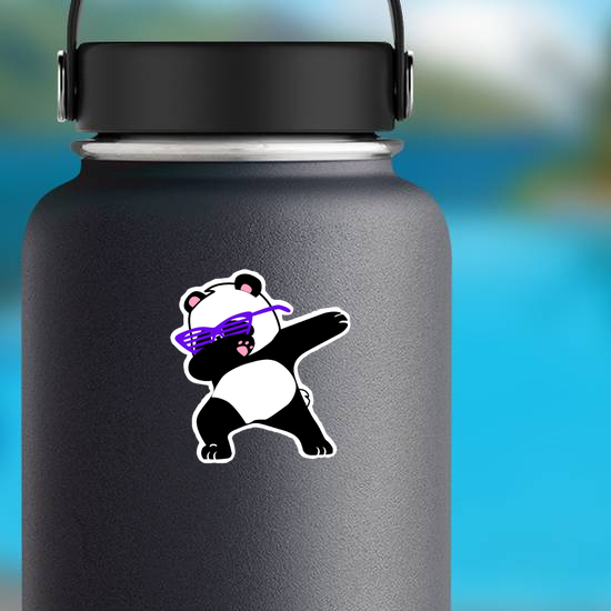 Dabbing Panda Sticker
