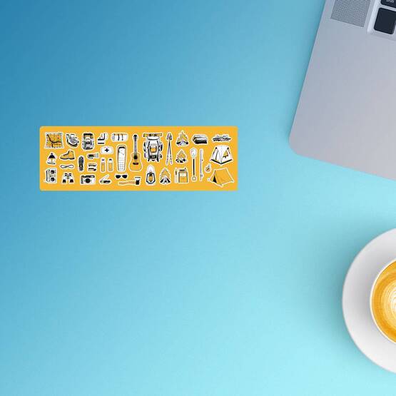 Camping Backpacking Sticker Sheet