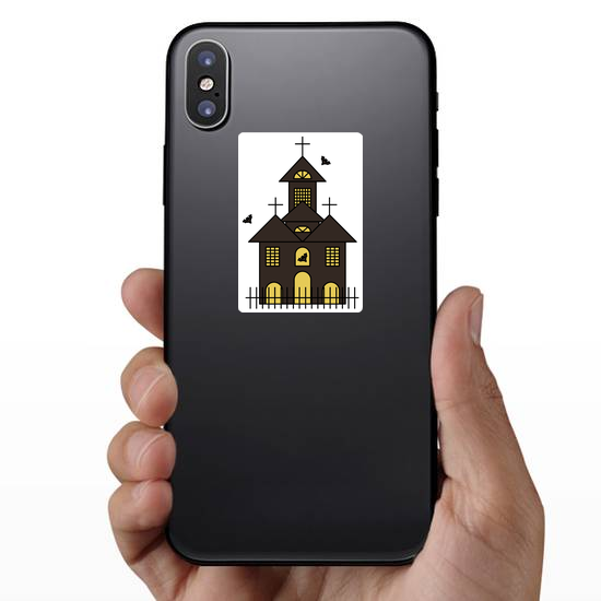 Ghost Castle Haunted House Sticker
