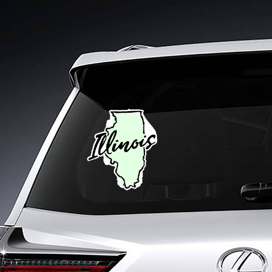 Hand Drawn Illinois State Sticker