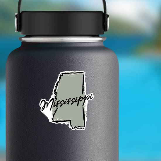 Hand Drawn Mississippi State Sticker