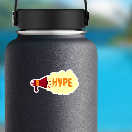Megaphone Hype Meme Sticker