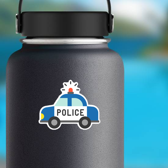 Police Car Sticker