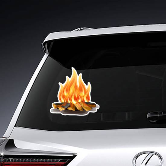 Realistic Campfire Sticker