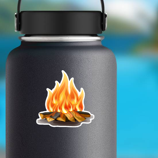 Realistic Campfire Sticker