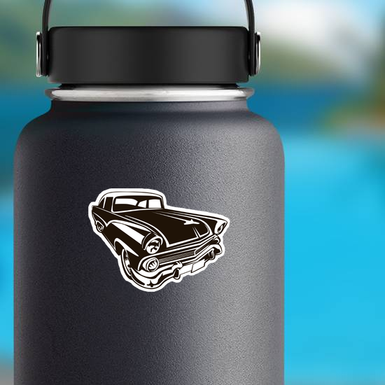 Retro Muscle Car Sticker