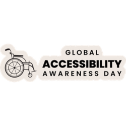 Global Accessibility Awareness Day Sticker