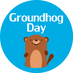 Get ready for Groundhog Day with our collection of stickers