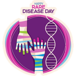 Happy Rare Disease Day Illustration Sticker
