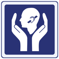 Hearing Impairment Care Sign Sticker