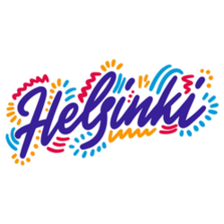 Helsinki Finland Handwritten Lettering Sticker