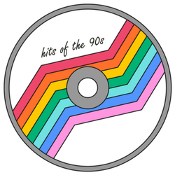 Hits Of The 90s Music Sticker