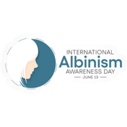 International Albinism Awareness Rare Disease Sticker