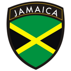 Jamaica Crest Flag Sticker