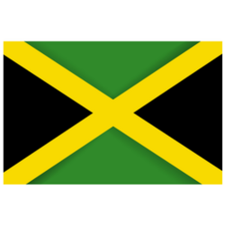 Jamaica Flag Simple Sticker