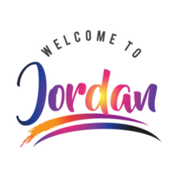 Jordan Welcome To Message In Gradient Sticker