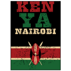 Kenya Country Flag Nairobi Sticker