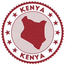 Kenya Emblem Sticker