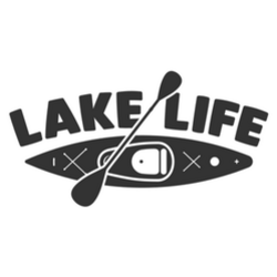 Lake Life Kayak Sticker