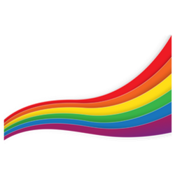 Lgbtq Rainbow Pride Wave Sticker