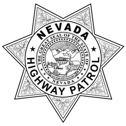 Nevada Highway Patrol Badge Sticker