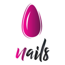 Pink Fashion Nails Logo Sticker