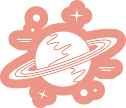 Planet Saturn Sticker