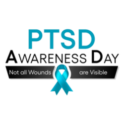 Ptsd Awareness Day June 27 Lettering Sticker