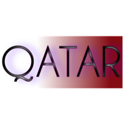 Qatar National Name Sticker