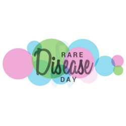 Rare Disease Colorful Dots Banner Sticker