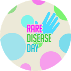 Rare Disease Day Polka Dot Sticker
