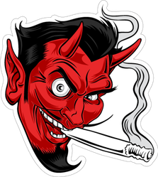 Devil Car Stickers and Decals
