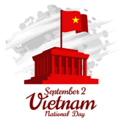 September 2, National Day Of Vietnam Illustration Sticker