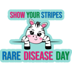 Show Your Stripes Rare Disease Day Sticker