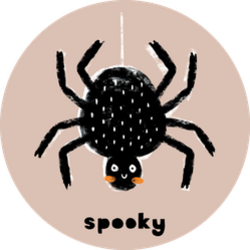 Spooky Cute Halloween Spider Sticker