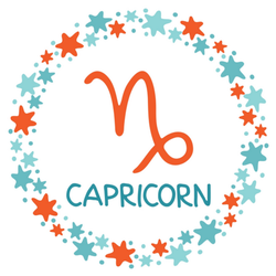 Star Zodiac Sign Capricorn Sticker