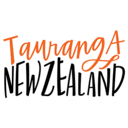 Tauranga New Zealand Lettering Sticker