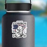 American Cowboy Vintage Wild West Sticker