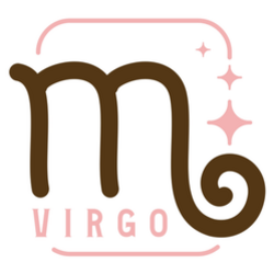 Virgo Sign Template Design Sticker