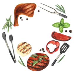 BBQ Car Stickers and Decals